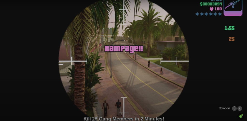 GTA Vice City - Rampage ‘Gangster/Sniper’ | Mission Questline