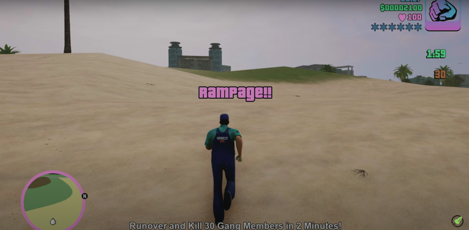 GTA Vice City - Rampage ‘Gang Members/Vehicle’ | Mission Questline