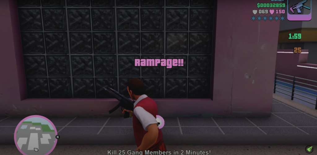 GTA Vice City - Rampage ‘Gang Members/MP5’ | Mission Questline
