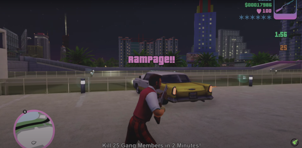 GTA Vice City - Rampage ‘Gang Members/Shotgun’ | Mission Questline
