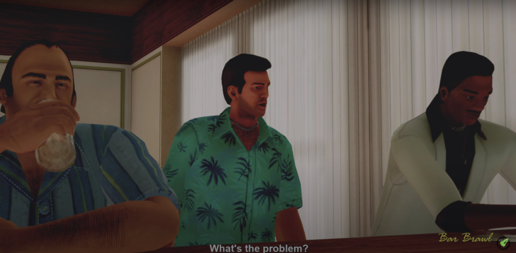 GTA Vice City - Bar Brawl | Mission Questline