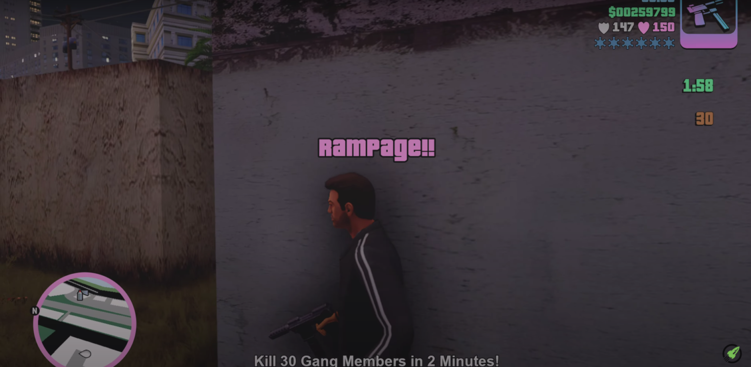 GTA Vice City - Rampage ‘Gang Members/Tec-9’: | Mission Questline