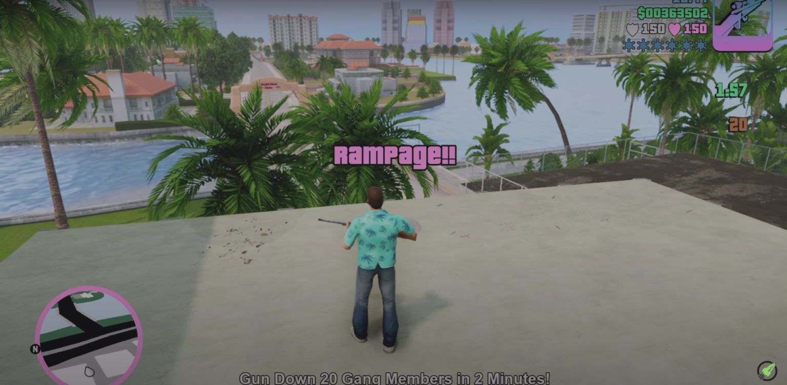 GTA Vice City - Rampage ‘Gang Members/Sniper Rifle’ | Mission Questline