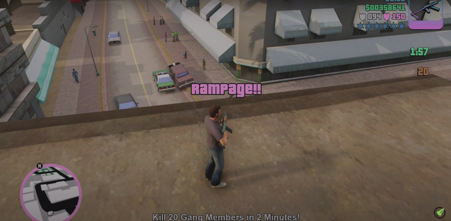GTA Vice City - Rampage ‘Gang Members/Kruger’ | Mission Questline