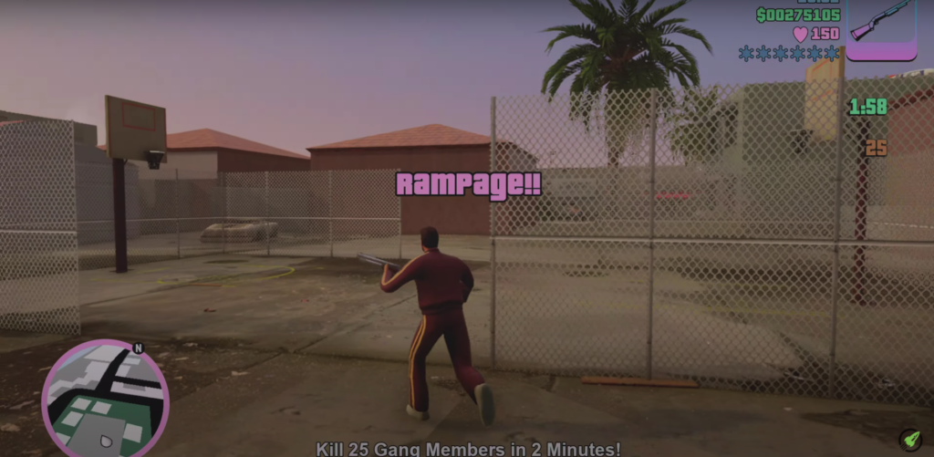 GTA Vice City - RAMPAGE ‘Gang Members/Shotgun: | Mission Questline